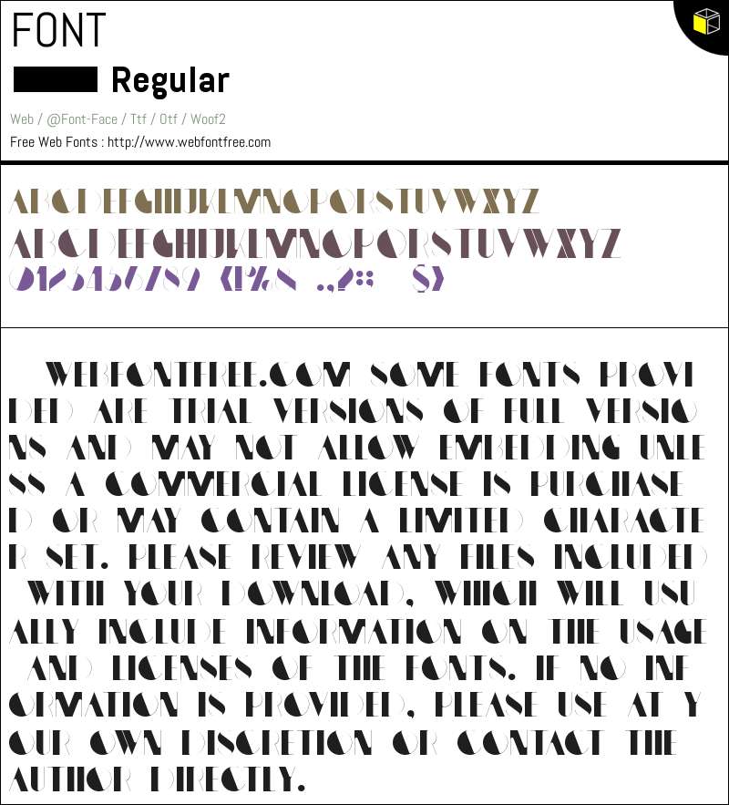 Regular 字体 下载 - WebFontFree.Com