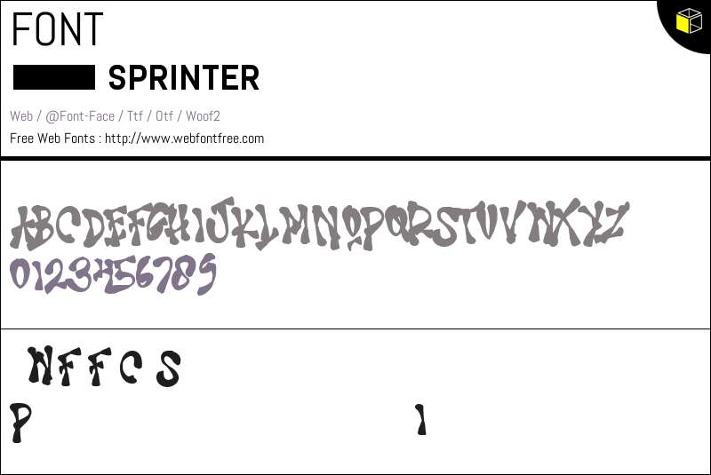 SPRINTER Fonts Downloads - WebFontFree.Com