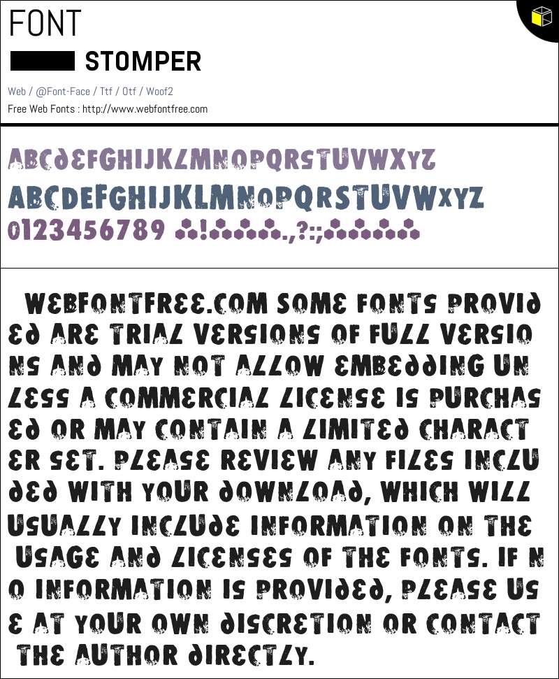 STOMPER Fonts Downloads - WebFontFree.Com
