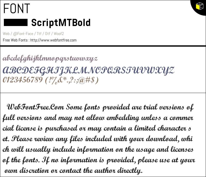 Script MT Bold Fuentes Descargar - WebFontFree.Com