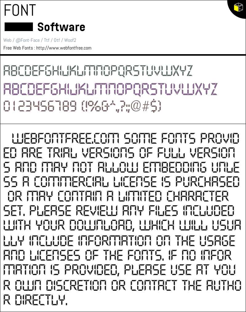 Software Regular 字体 下载 - WebFontFree.Com