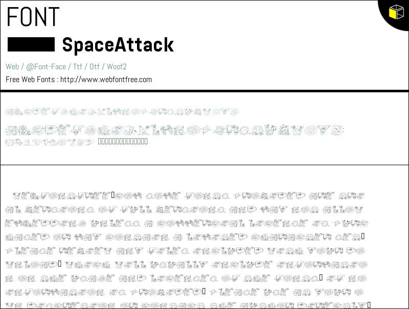 Space Attack Fonts Downloads - WebFontFree.Com