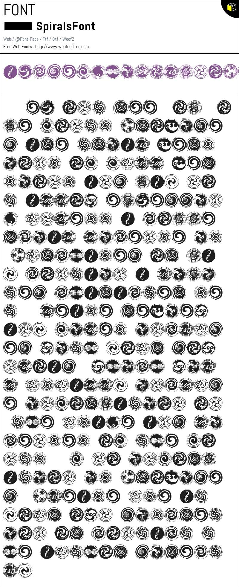 Spirals Regular Fonts Downloads - WebFontFree.Com