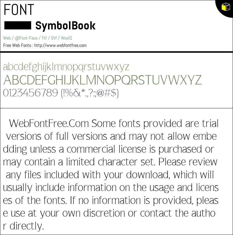 Symbol Regular 字体 下载 - WebFontFree.Com
