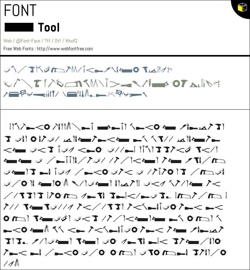 Tool Fonts Downloads - WebFontFree.Com