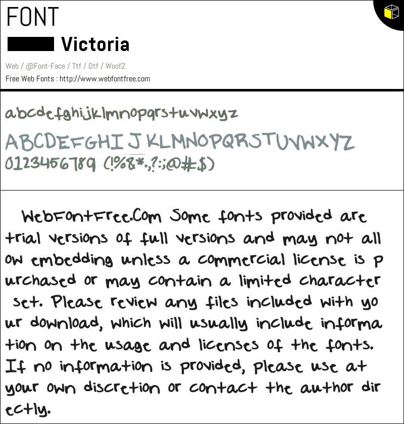 Victoria Fonts Downloads - WebFontFree.Com