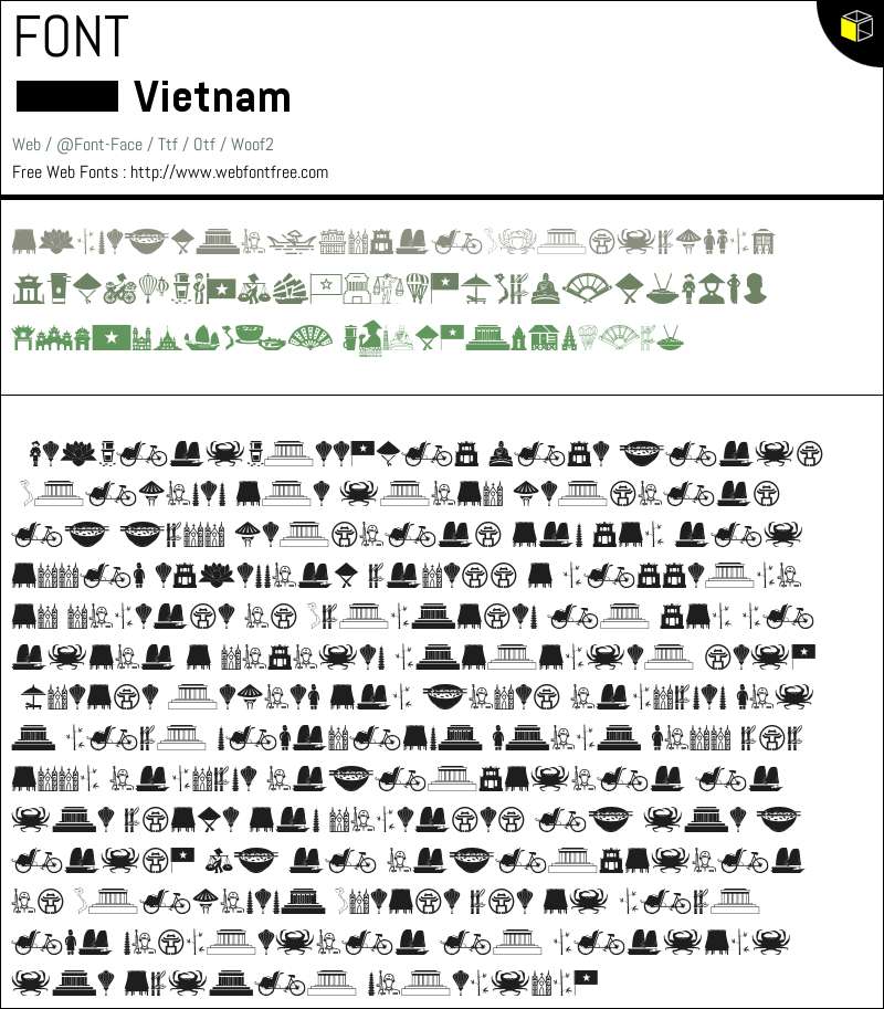 Vietnam Fonts Downloads - WebFontFree.Com
