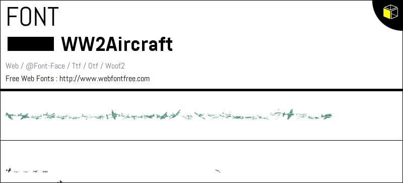 WW2 Aircraft Fonts Downloads - WebFontFree.Com