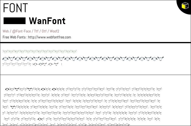 Wan Font Fonts Downloads - WebFontFree.Com