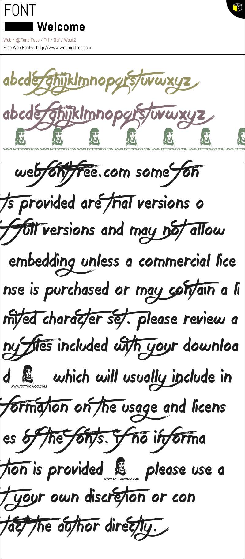 Welcome Fonts Downloads - WebFontFree.Com