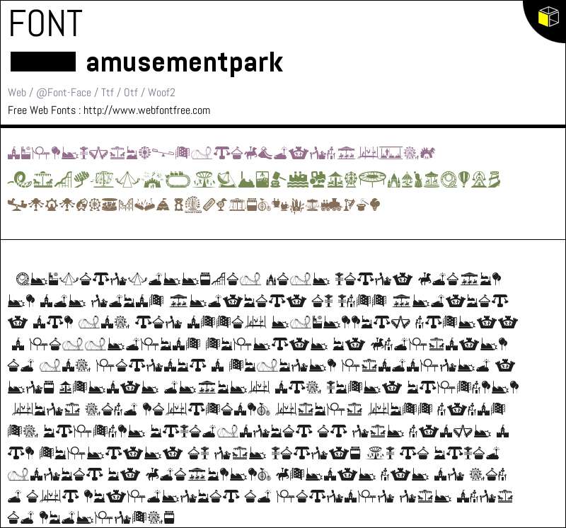 amusement park Fonts Downloads - WebFontFree.Com