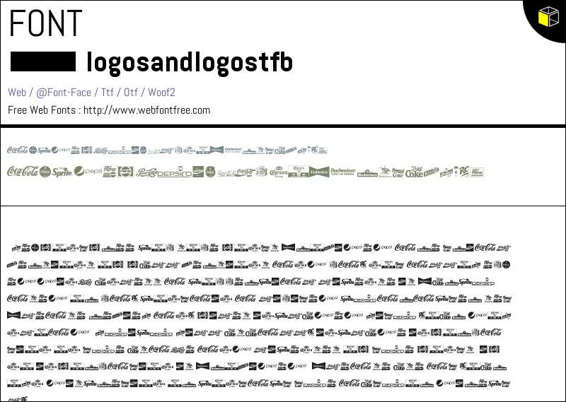 logos and logos tfb Fonts Downloads - WebFontFree.Com