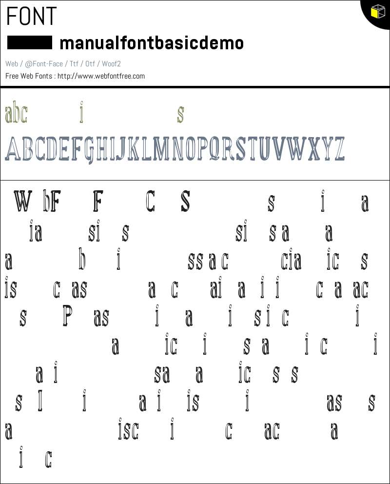 manual font basic demo Fuentes Descargar - WebFontFree.Com