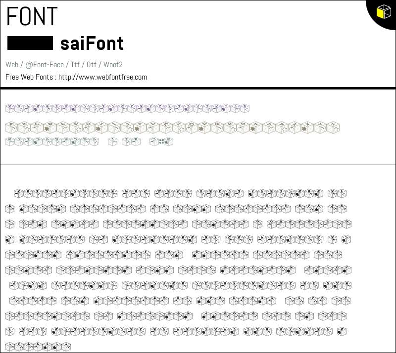 sai Font Fonts Downloads - WebFontFree.Com